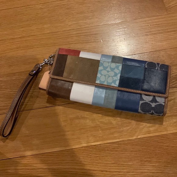 Coach | Bags | Coach Patchwork Wallet Wristlet | Poshmark